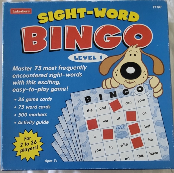 Lakeshore | Other | Sightword Bingo Level Game | Poshmark